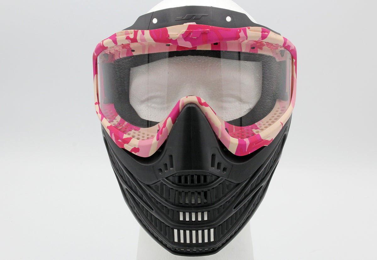Pink Camo and Black JT Flex 8 Paintball Mask – Paintball Retro