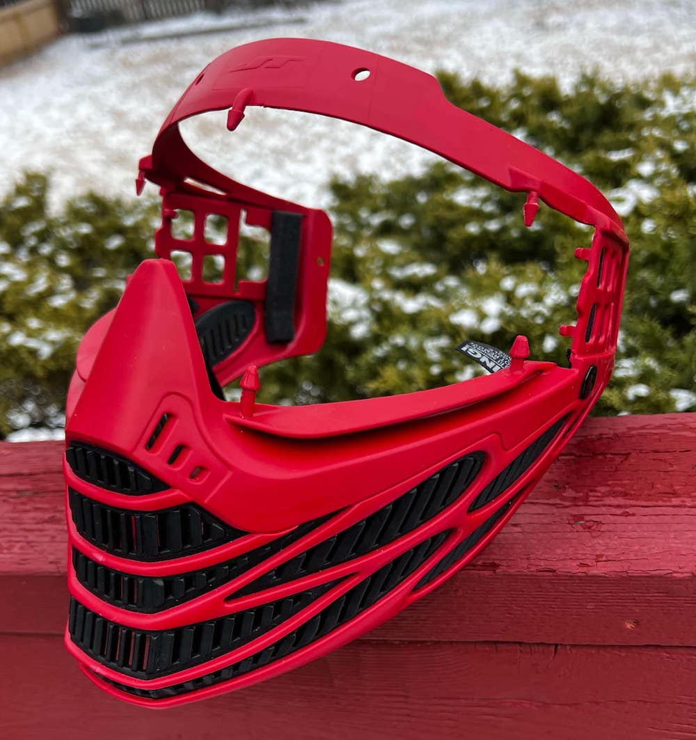 Blood Red Flex 8 Facemask (not a full Flex 8) – Paintball Retro