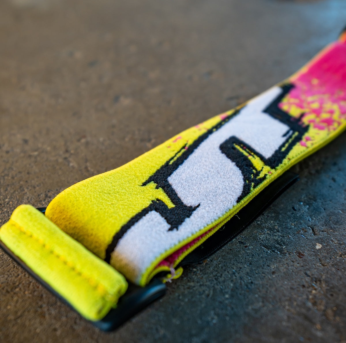 Lemonade JT Racing WOVEN Limited Edition Goggle Strap – Paintball Retro