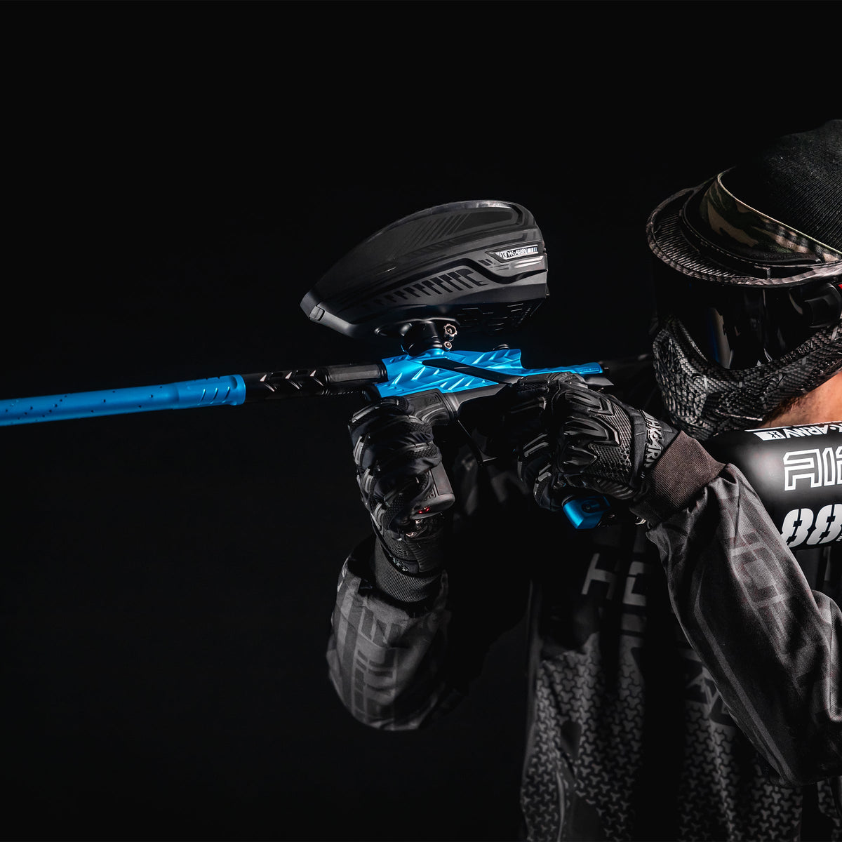 HK Fossil - Eclipse LV2 - Abyss (Turquoise/Black) – Paintball Retro