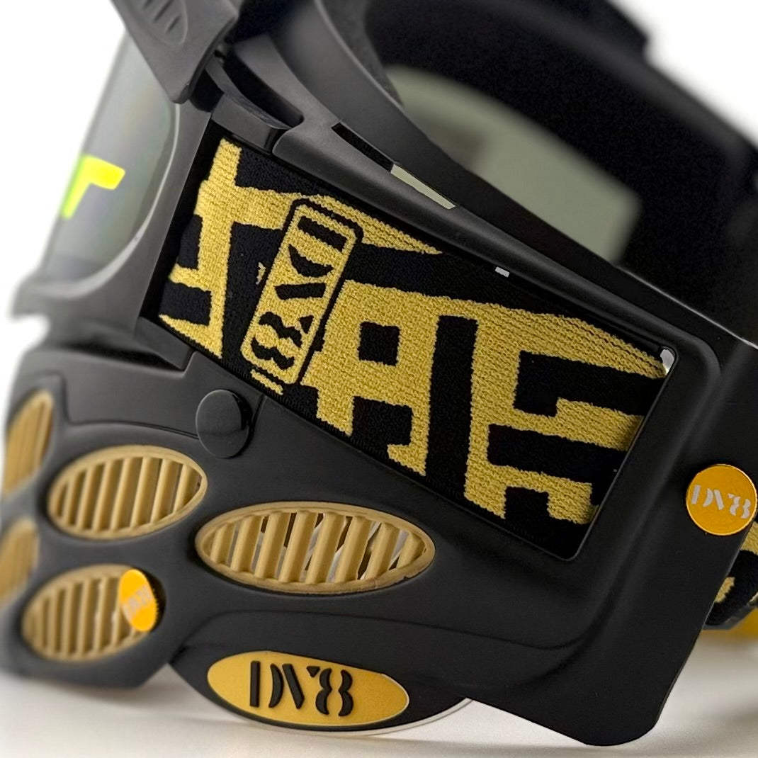DV8 Custom Black and Tan - Full Goggle Build – Paintball Retro
