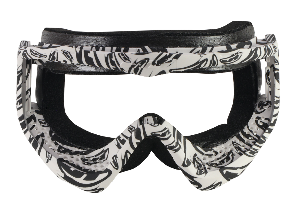 White JT Logo Banana Proflex Frames – Paintball Retro