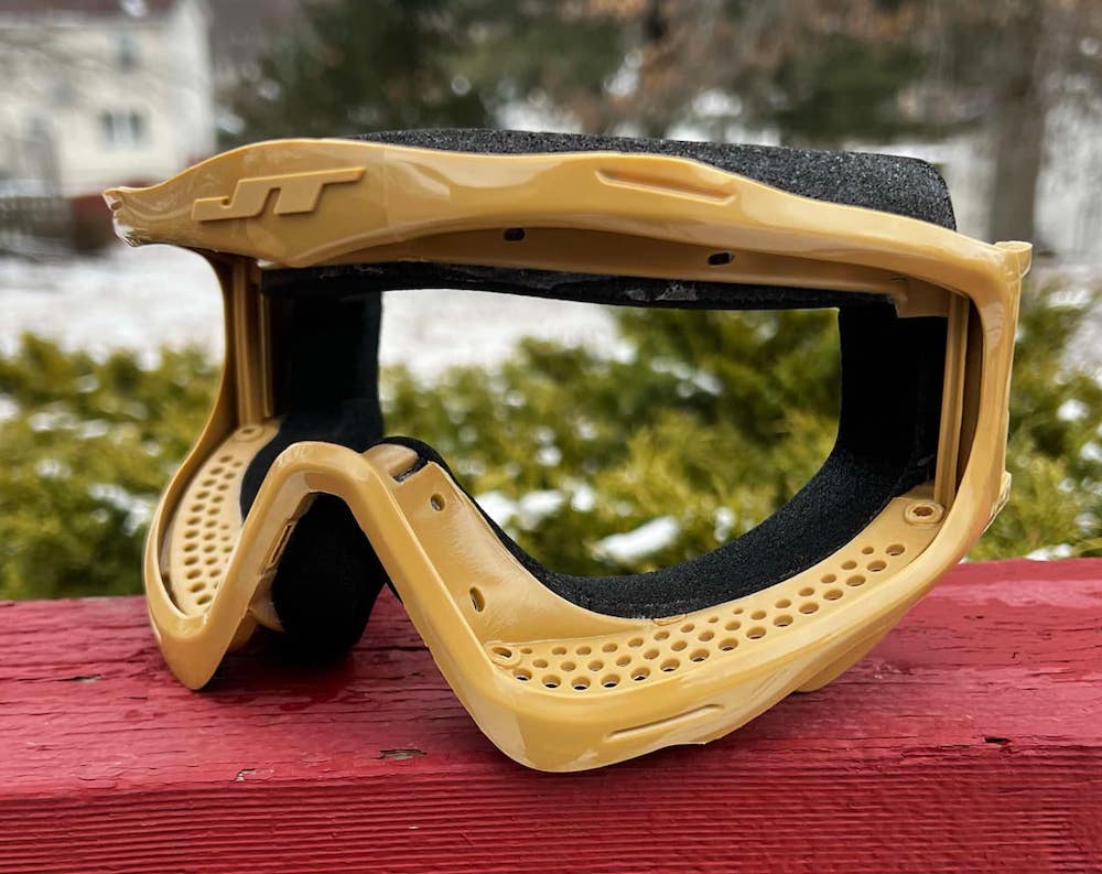 Tan JT Proflex Goggle Frame (Golden Sands) – Paintball Retro