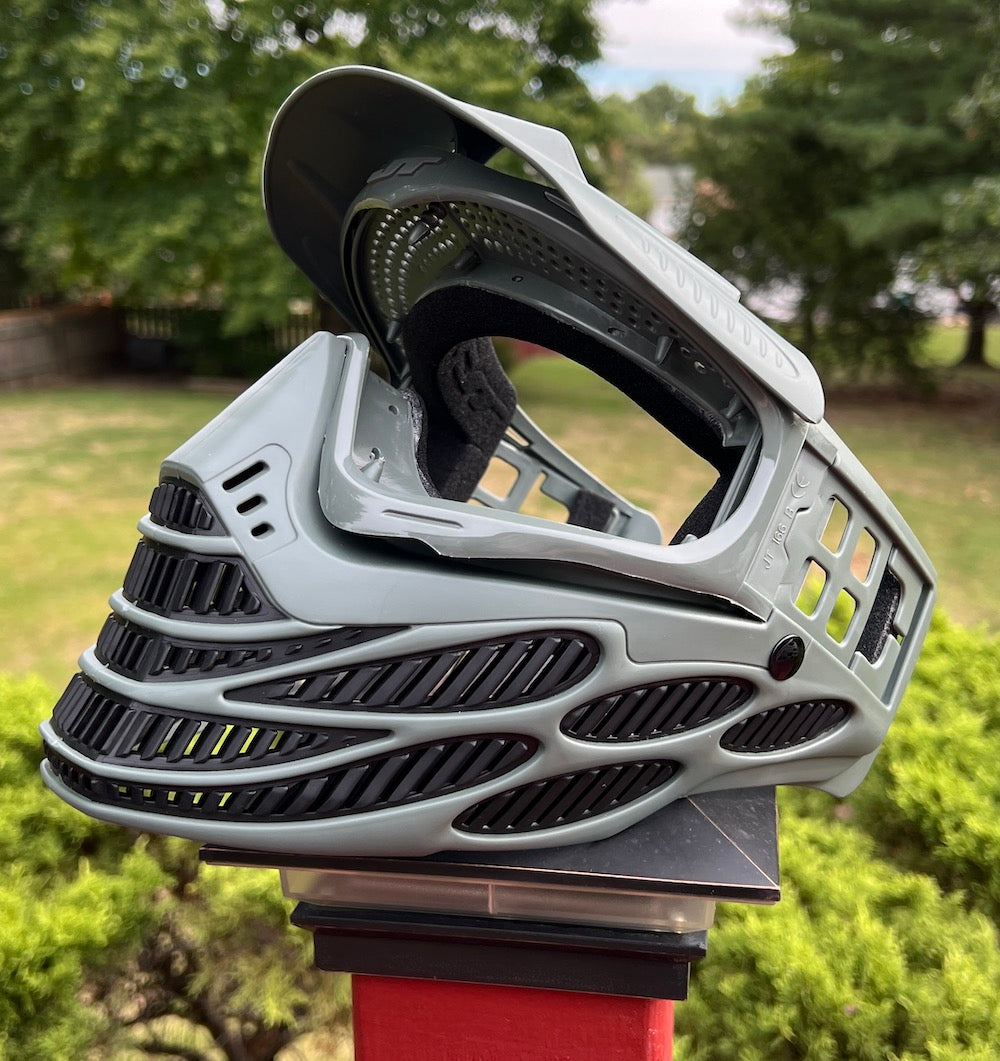 Misprint Reverse Gray/Green JT Flex 8 with Gray/Gray frame – Paintball ...