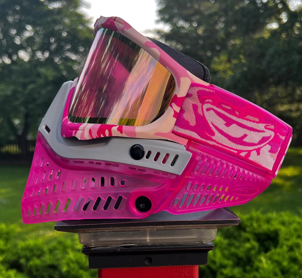 Nuclear Translucent Pink JT Proflex Mask - Full Goggle Build ...