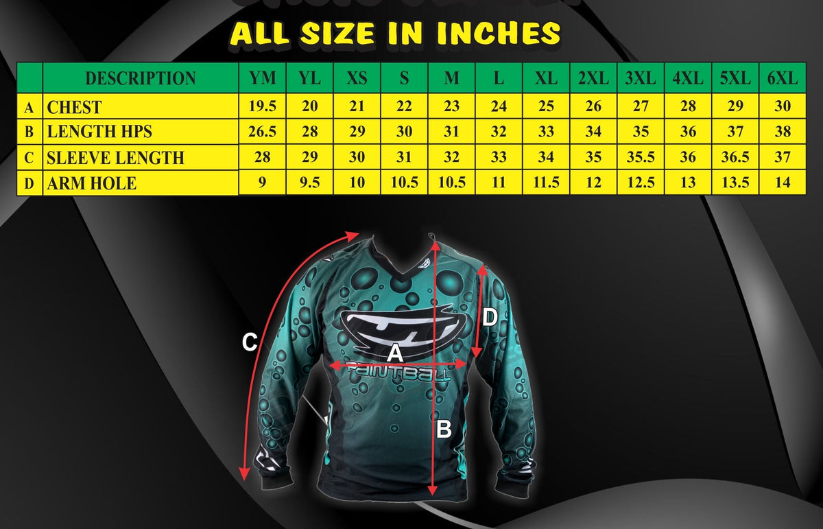 In Stock Green JT Tigerstripe jerseys – Paintball Retro
